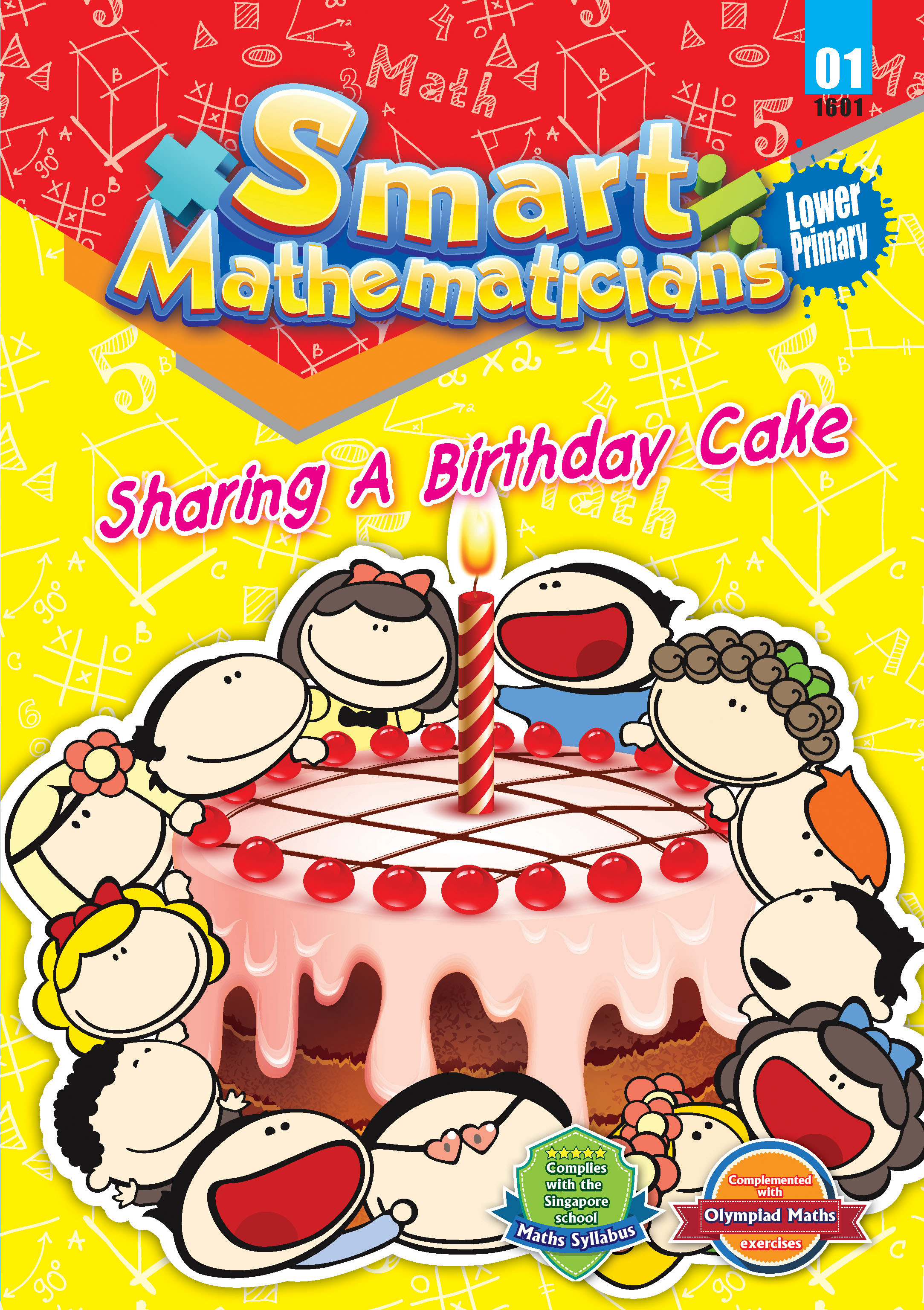 香港閱讀城 - Smart Mathematicians Lower Primary-01 Sharing A Birthday Cake