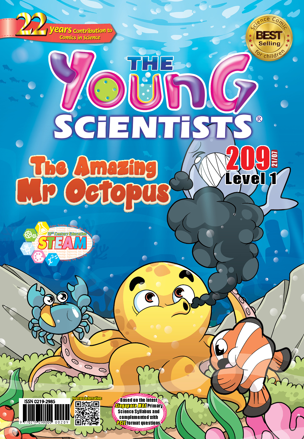香港閱讀城 - The Young Scientists Level 1- 209 The Amazing Mr Octopus
