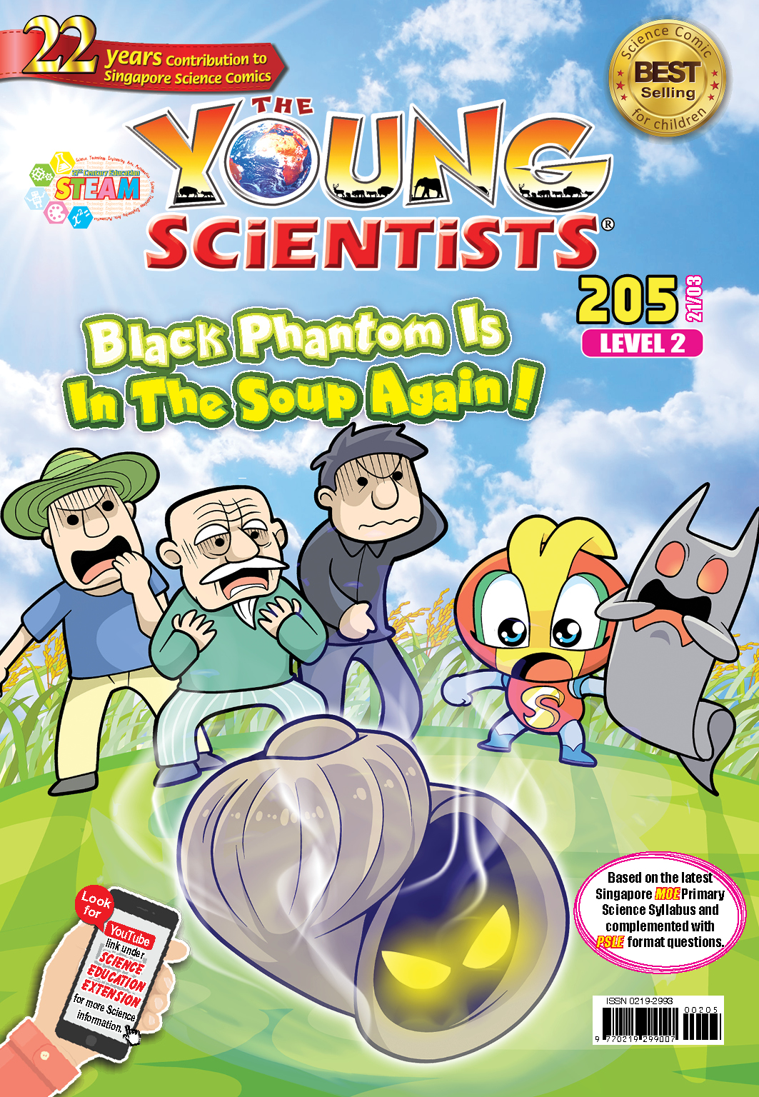 香港閱讀城 - The Young Scientists Level 2- 205 Black Phantom Is In The Soup ...