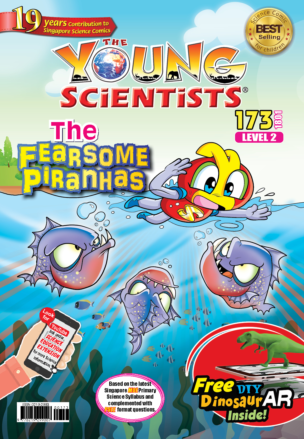 香港閱讀城 - The Young Scientists Level 2- 173 The Fearsome Piranhas