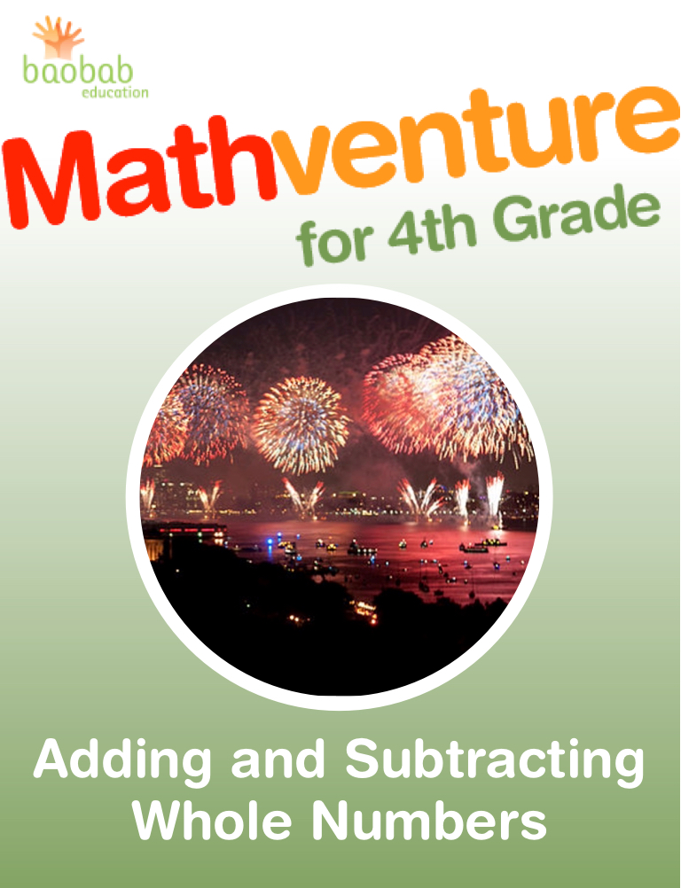 香港閱讀城 - Mathventure for 4th Grade: Adding and Subtracting Whole Numbers